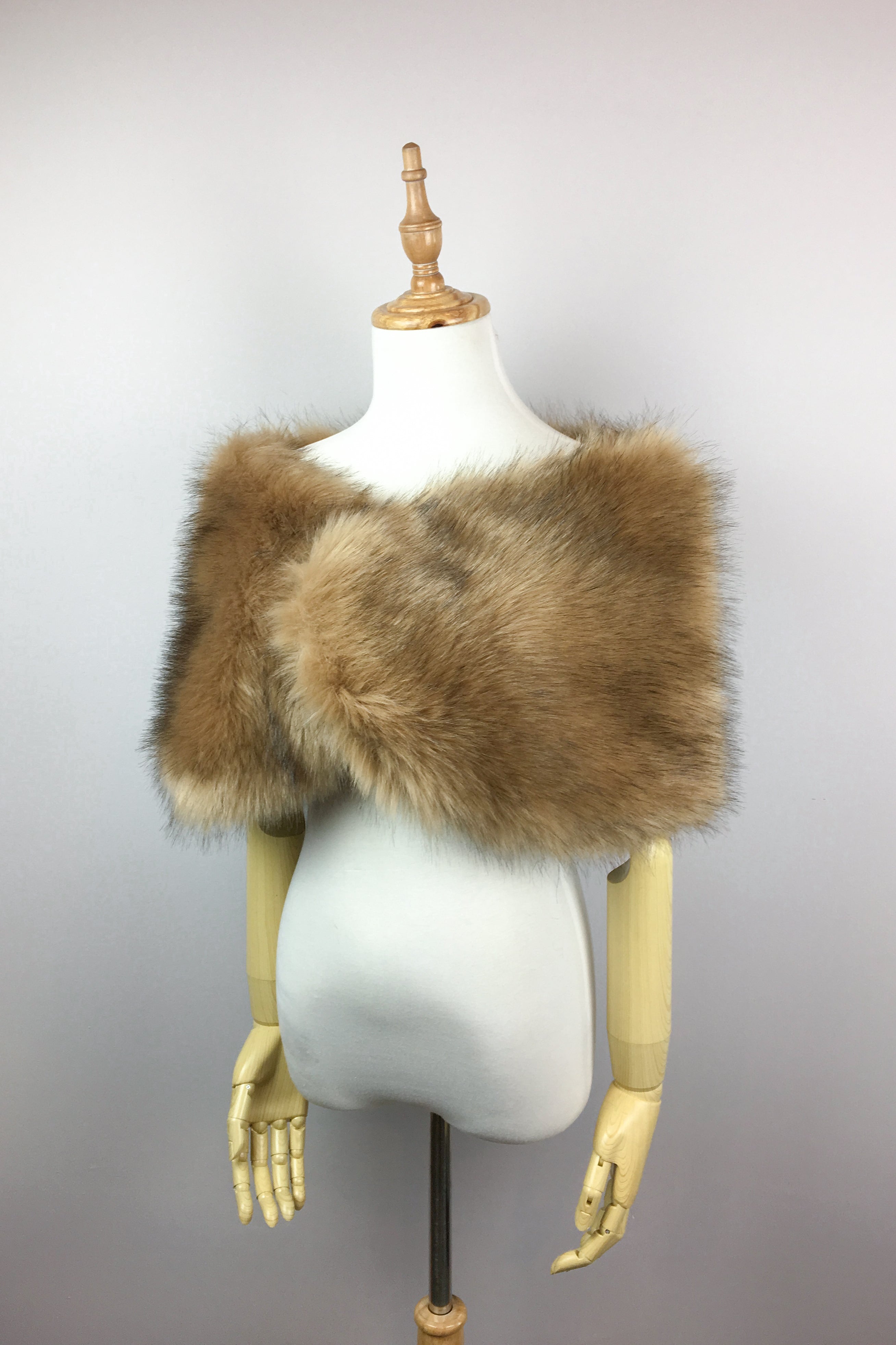 Brown Fur Wrap (Serena Brw03) – Sissily Designs