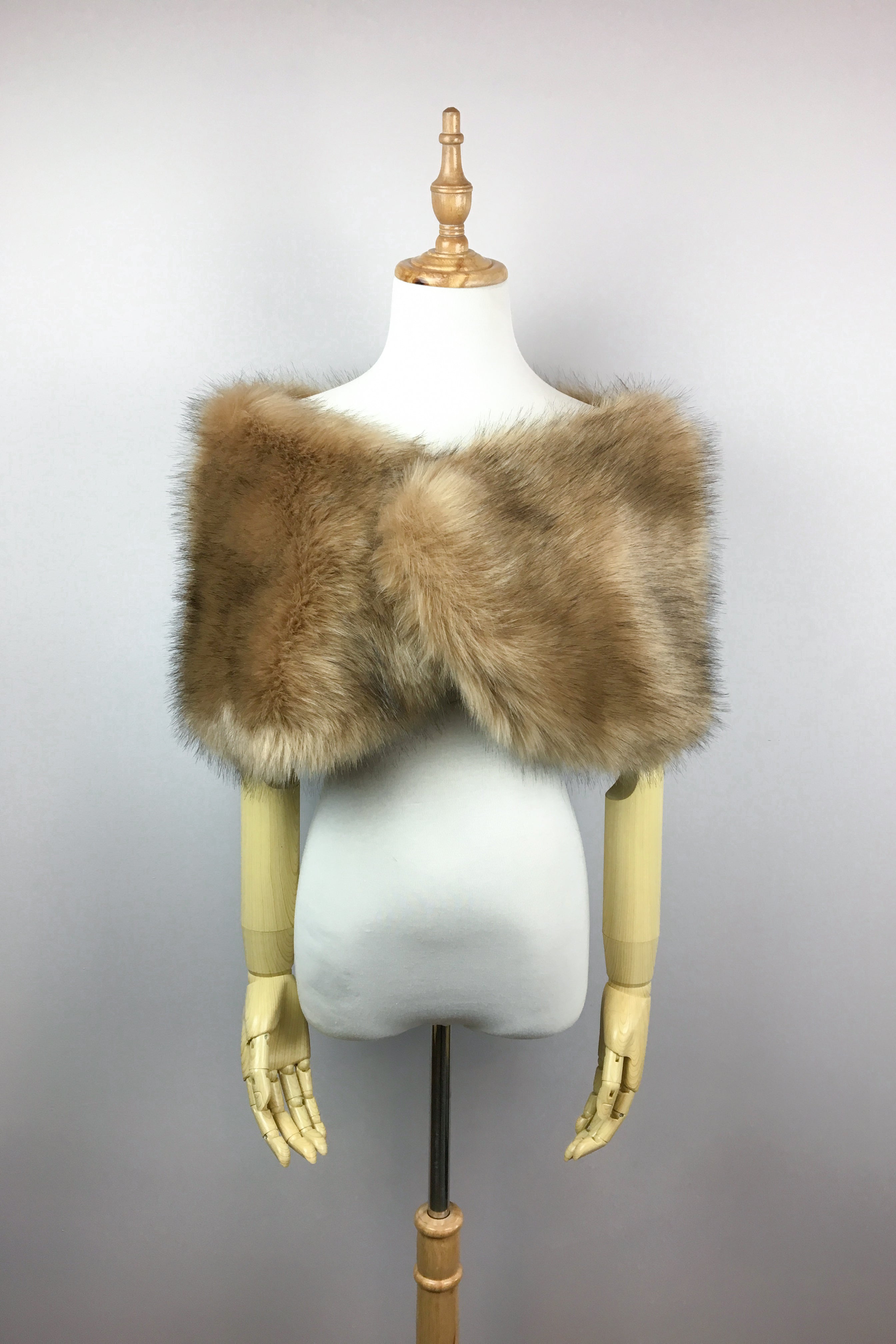 Brown Fur Wrap (Serena Brw03) – Sissily Designs