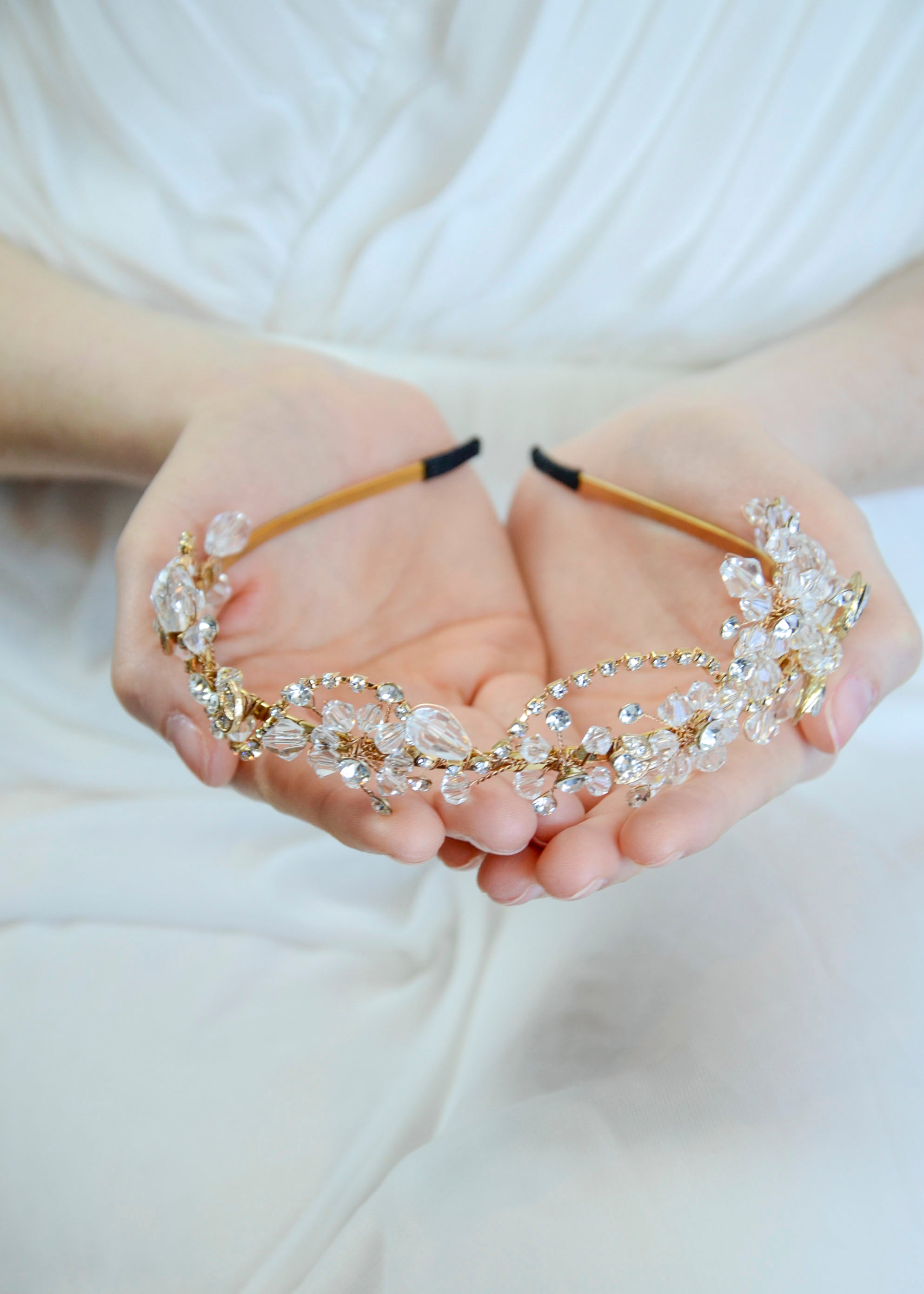 Bridal Gold Tiara – Sissily Designs