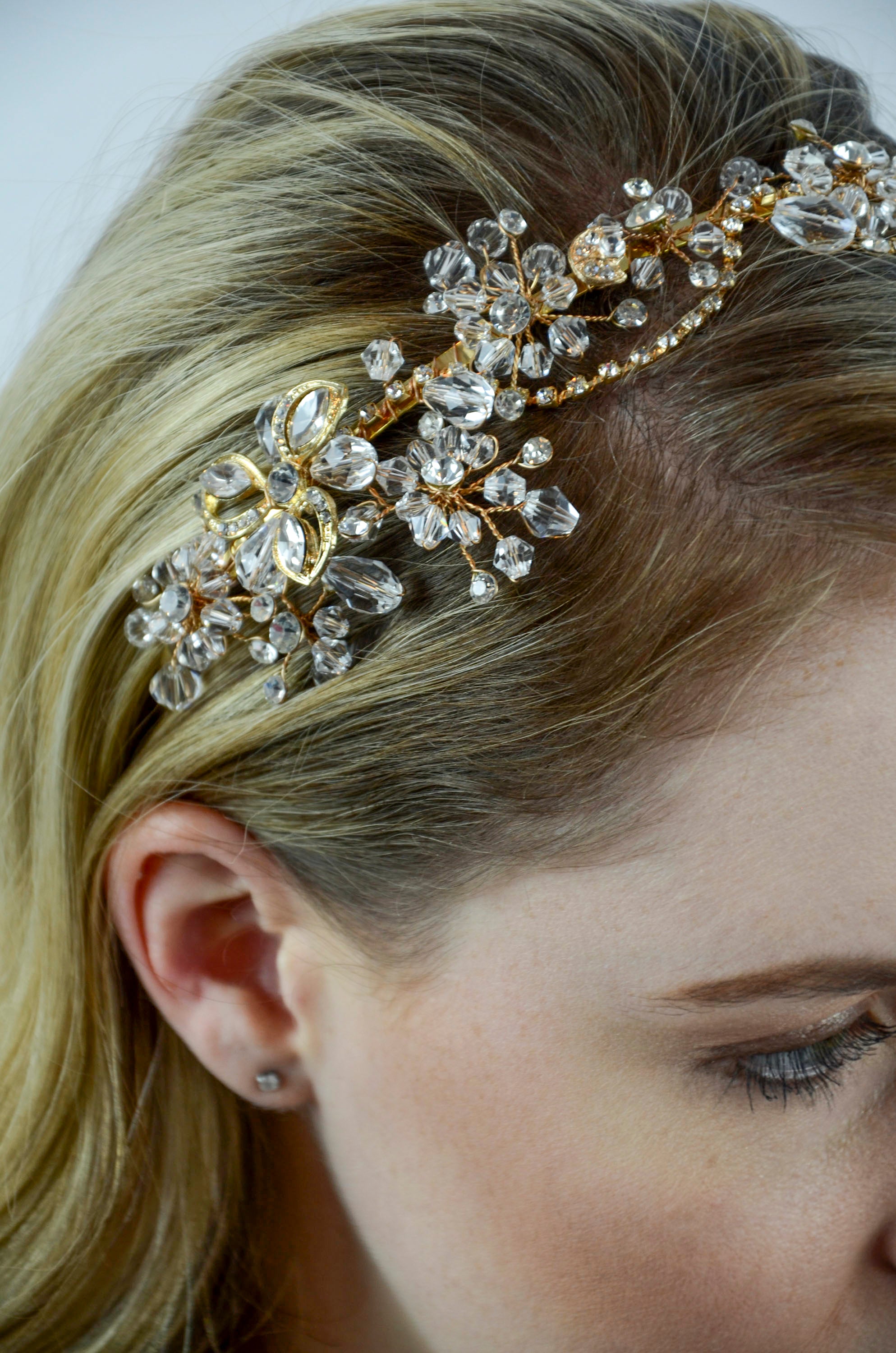 Bridal Gold Tiara – Sissily Designs