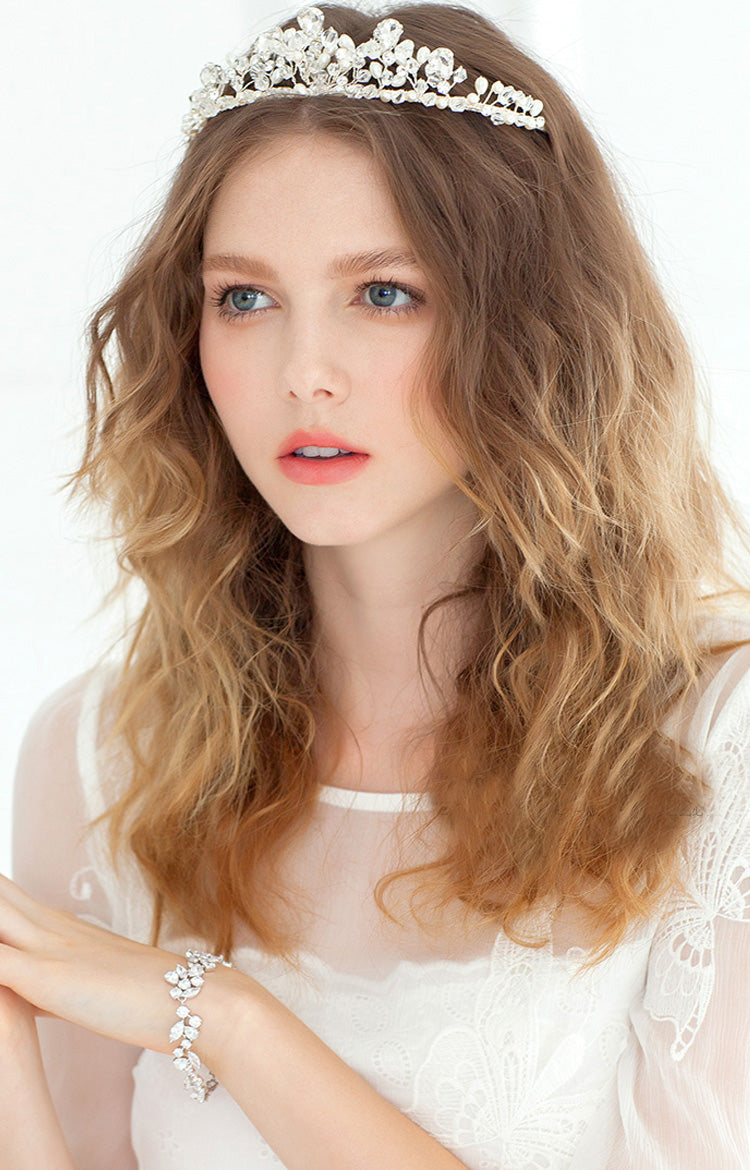 Bridal Silver Tiara – Sissily Designs