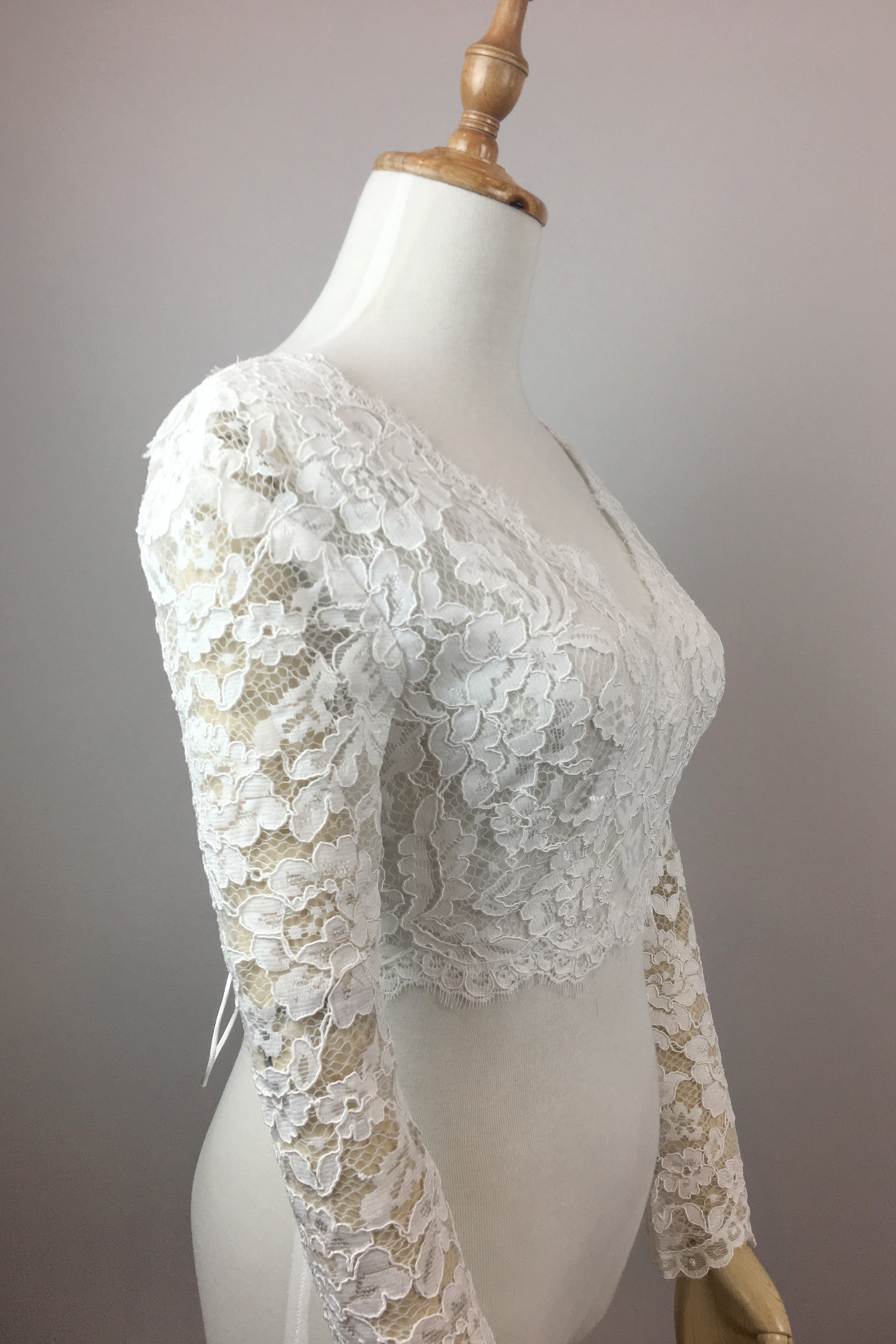 Bridal summer cover up, Lace bolero, Lace Top – Sissily Designs