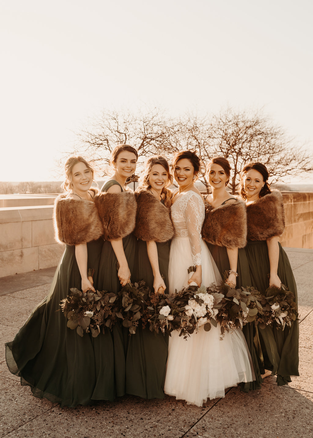 Brown Fur Wrap (Serena Brw03) – Sissily Designs